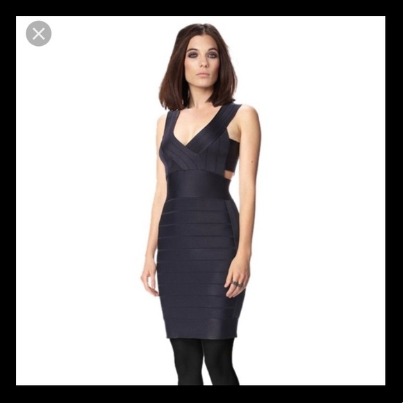 French Connection | Dresses | French Connection Navy Cut Out Bandage ...